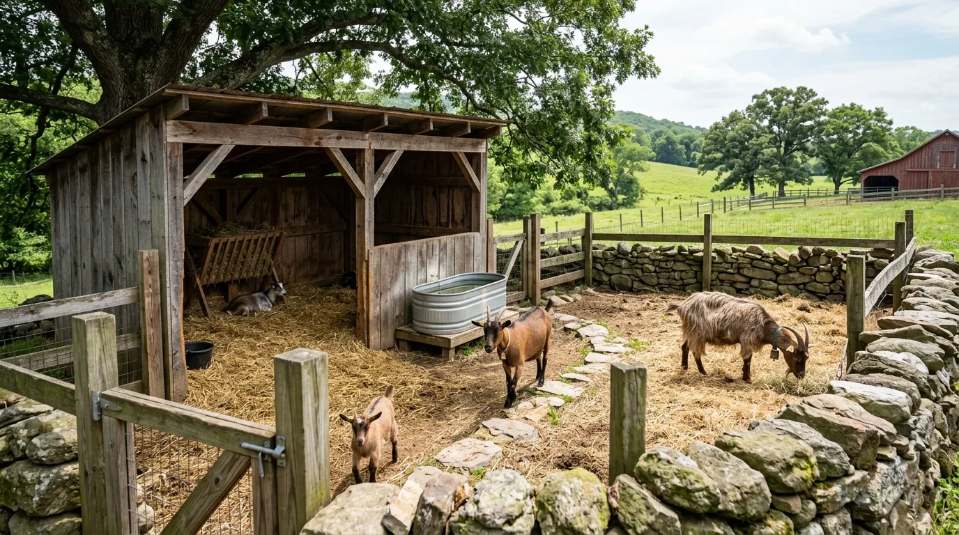 8 Goat Enclosure Ideas for Safe and Spacious Living ...